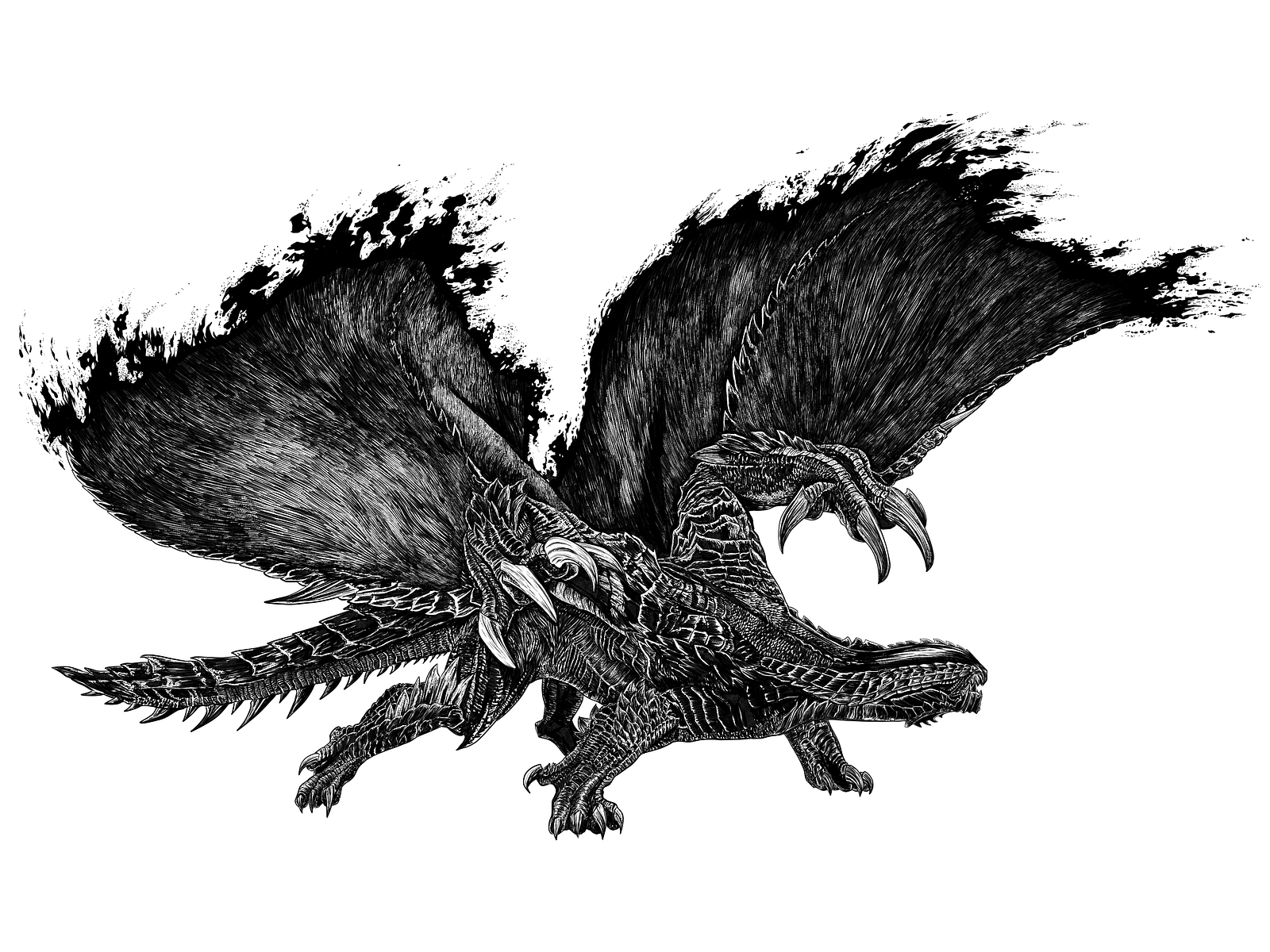 MH Gore Magala Dragon by Farkasvoros on Dribbble
