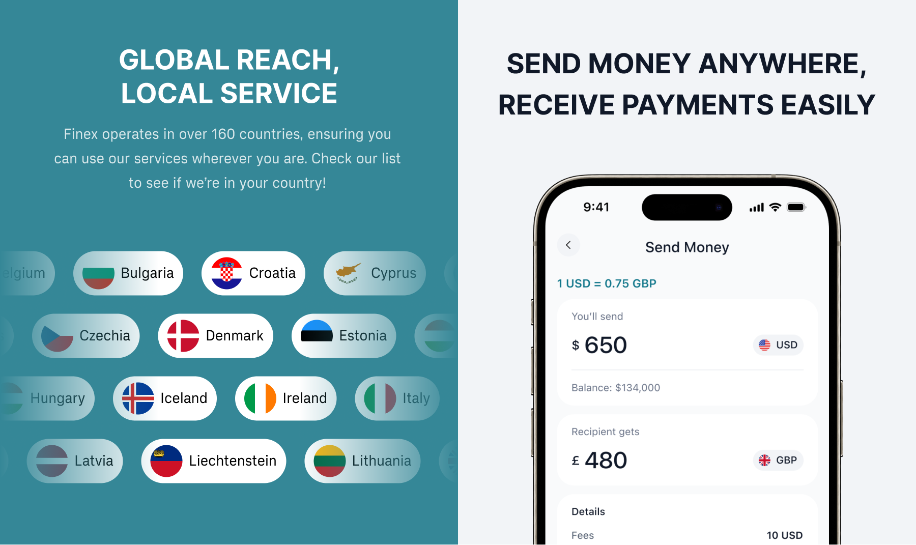 Finex - International Money Transfer App by Rizki Arsyad for Fortheye ...