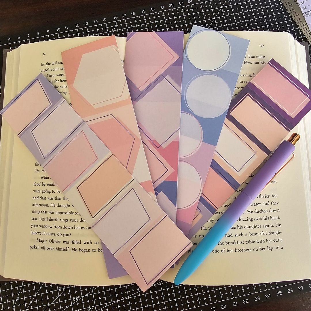 Lavender Note-taking Bookmarks by Jerikho on Dribbble