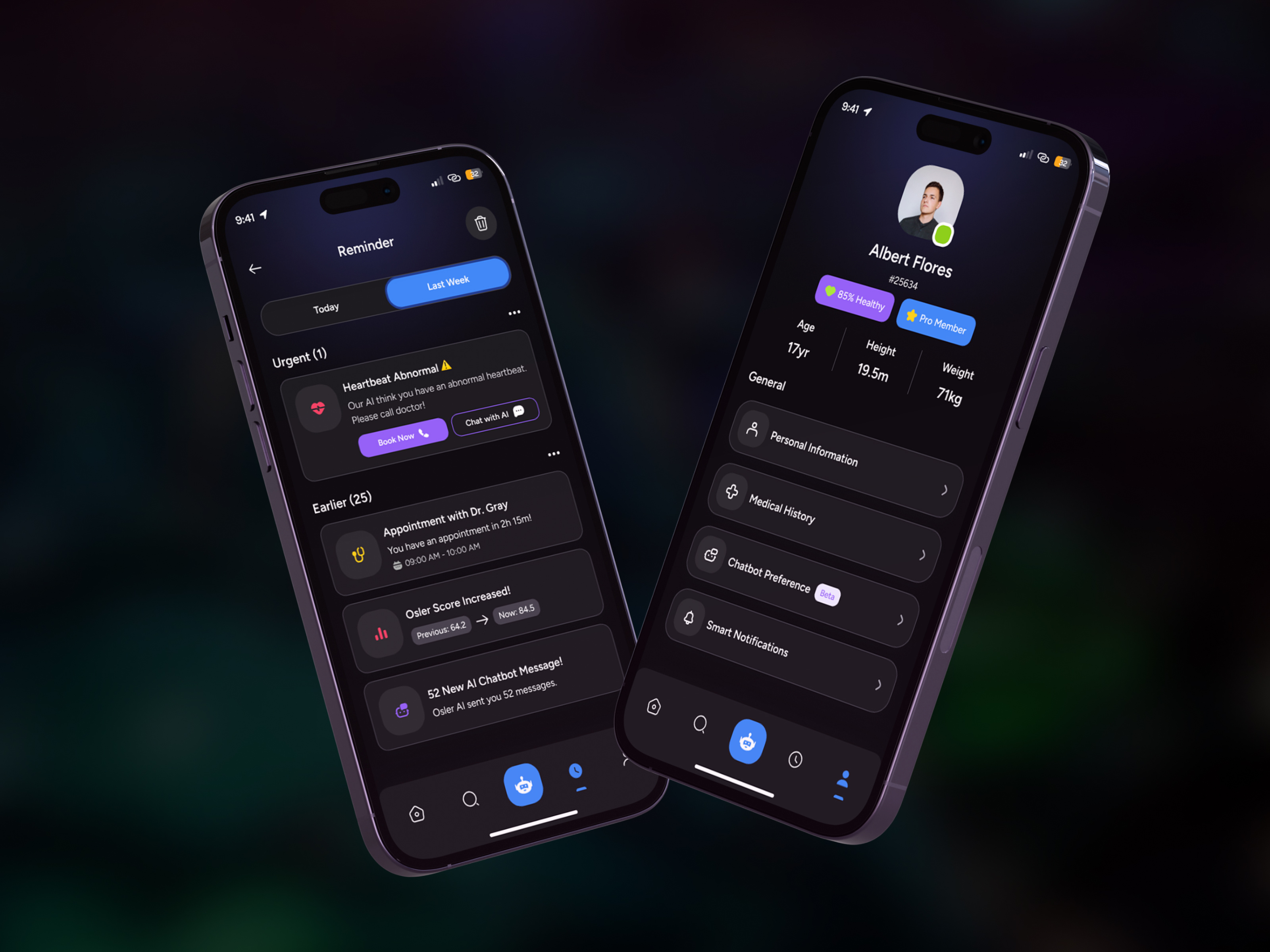 AI Medical Assistant Mobile App Design by Opedia Studio on Dribbble