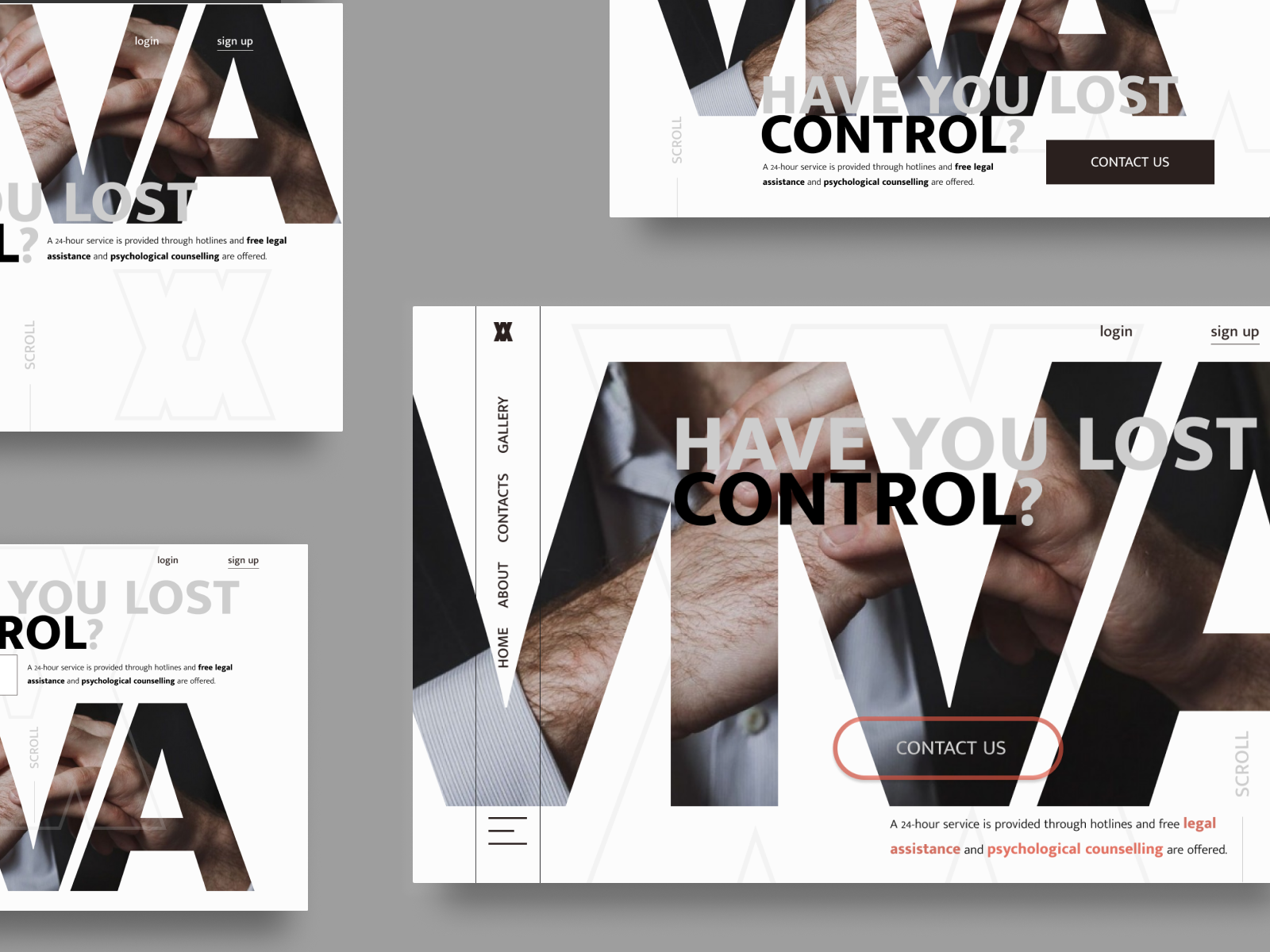 DESIGN CONCEPT FOR THE “VA” AGENCY’S WEBSITE by Vera Kuzniatsova on ...