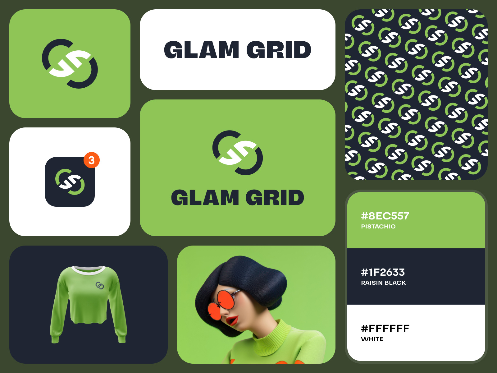 Glam Grid Fashion App UI Design by uiux.ashish on Dribbble