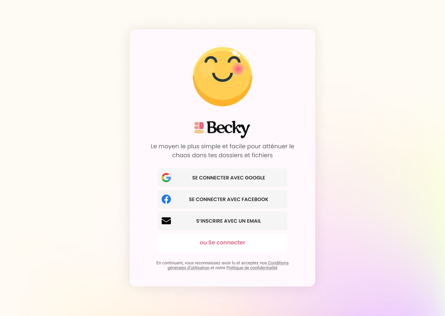 Productivity/Organization app (desktop UI/UX design) - Becky by Le ...