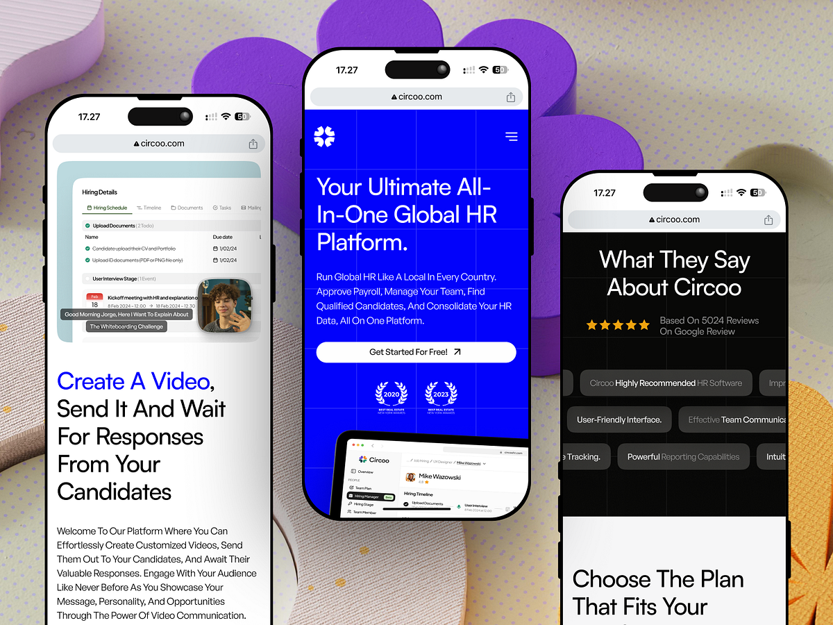 HR Platform Web Responsive by Rafi Rohmat for Odama on Dribbble
