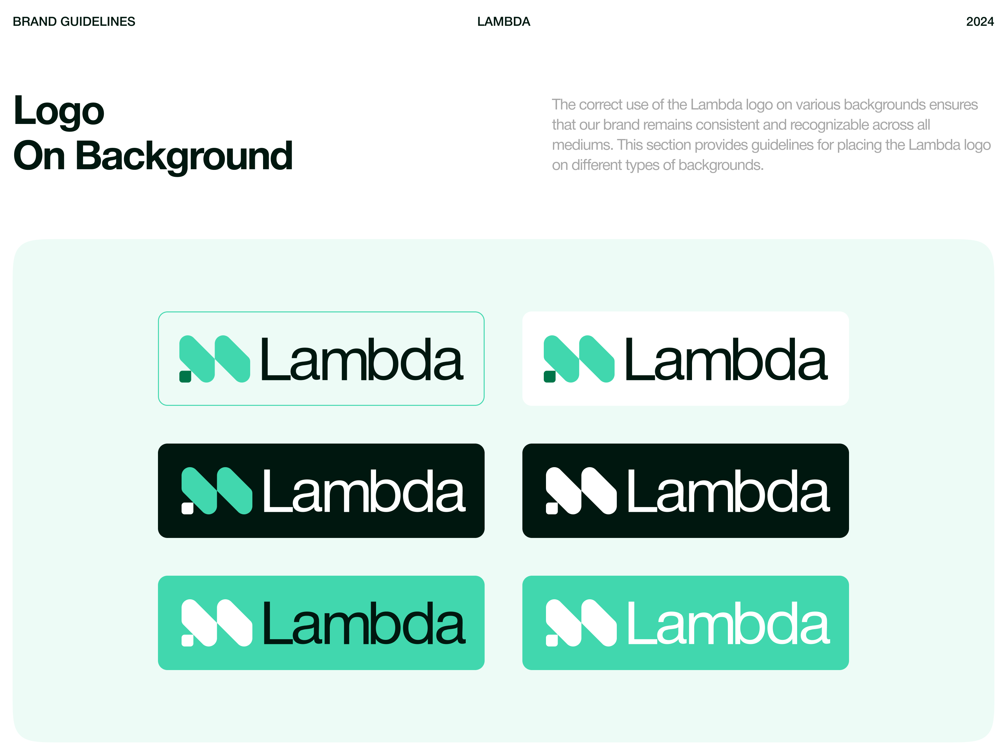 Lambda - Edutech Platform Brand Guidelines by Nija Works on Dribbble