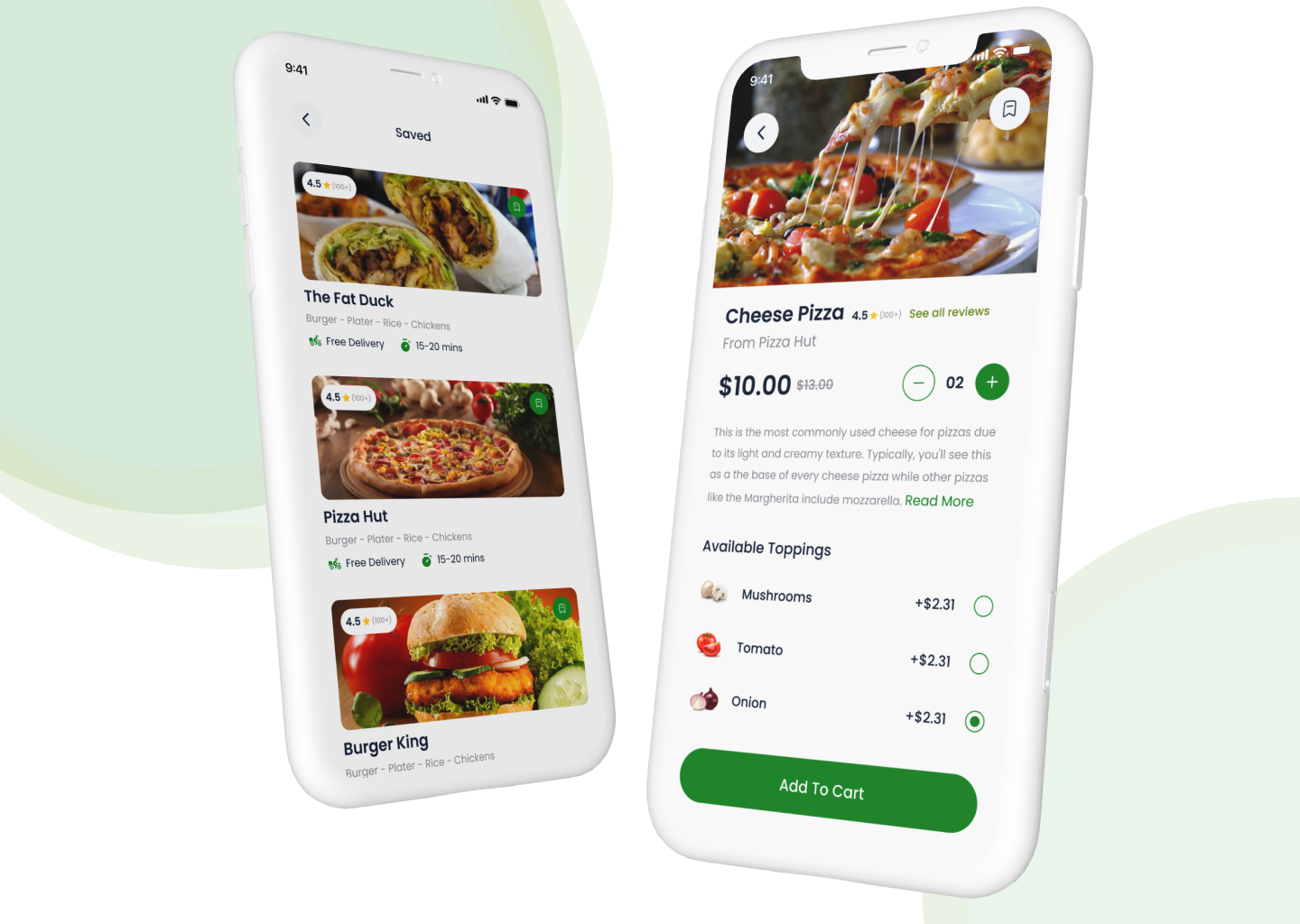 Food Delivery mobile app by Nayyar Khalil on Dribbble