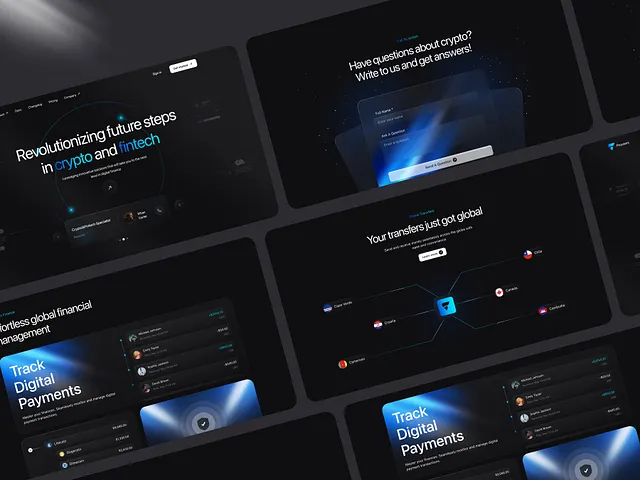 Cryptocurrency Website designs, themes, templates and downloadable ...