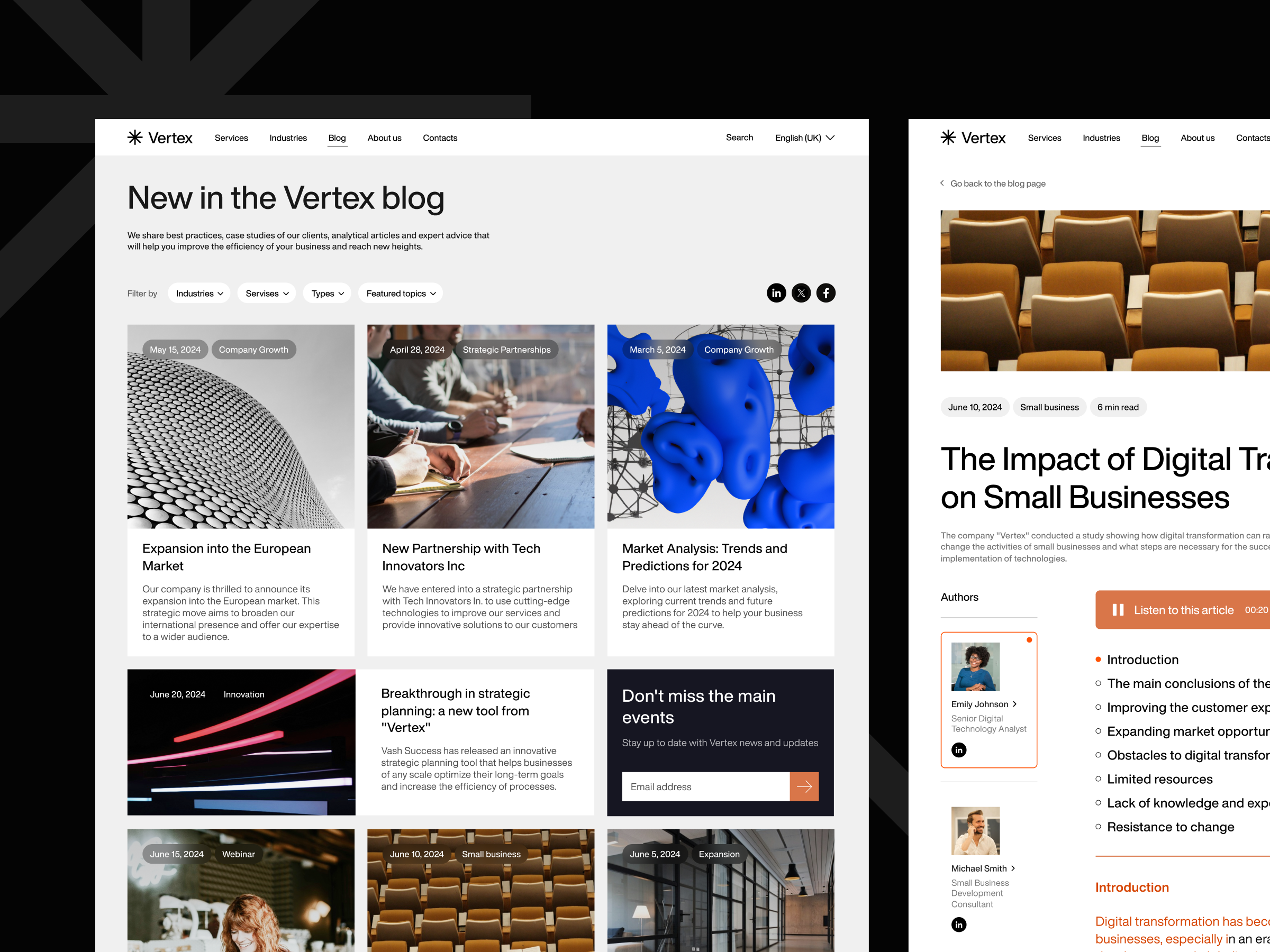 Business Consultancy Agency with Agile Web Design Process by Brightlab ...