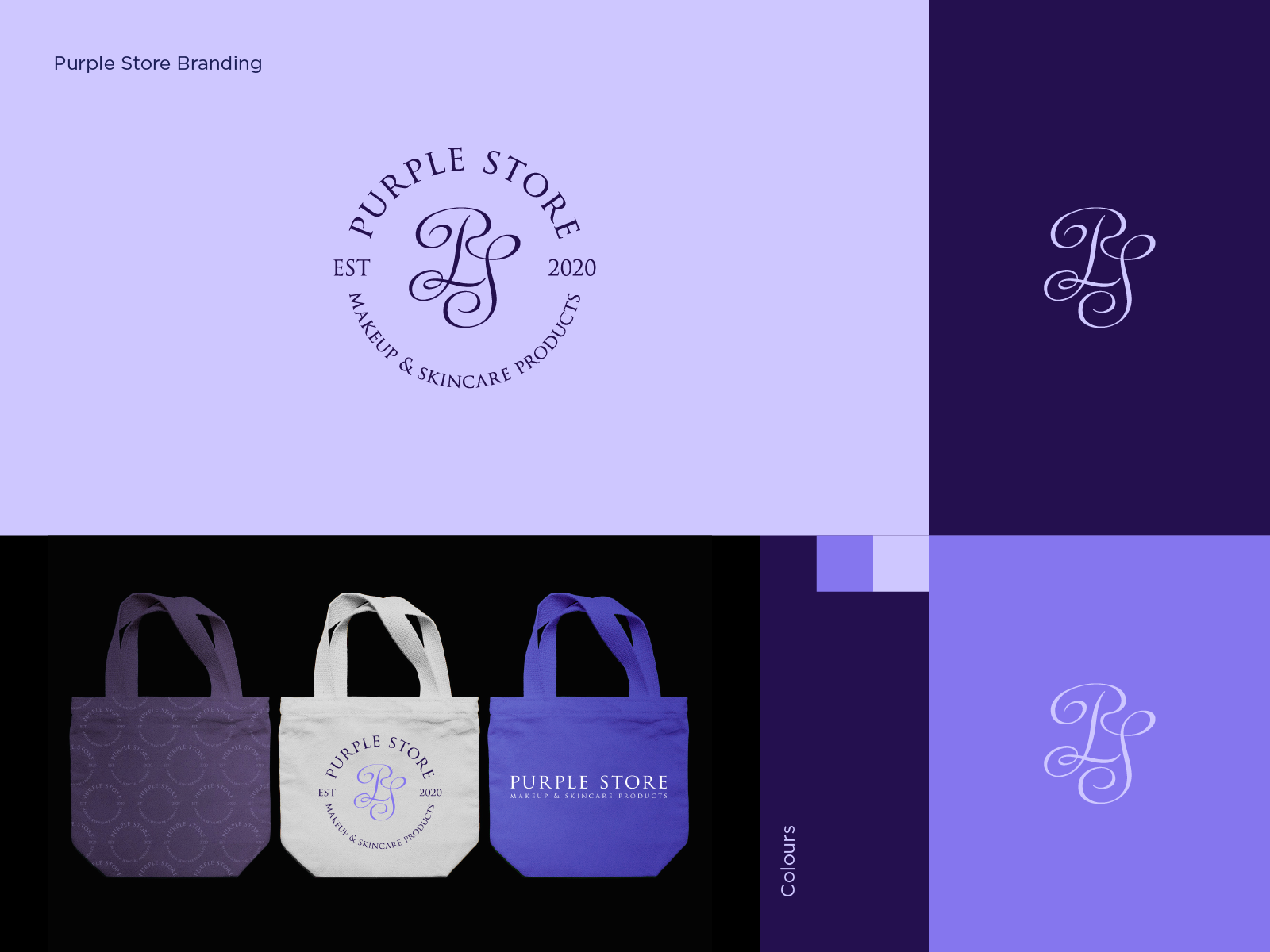 Purple Store - Brand identity design by Omar Ali on Dribbble