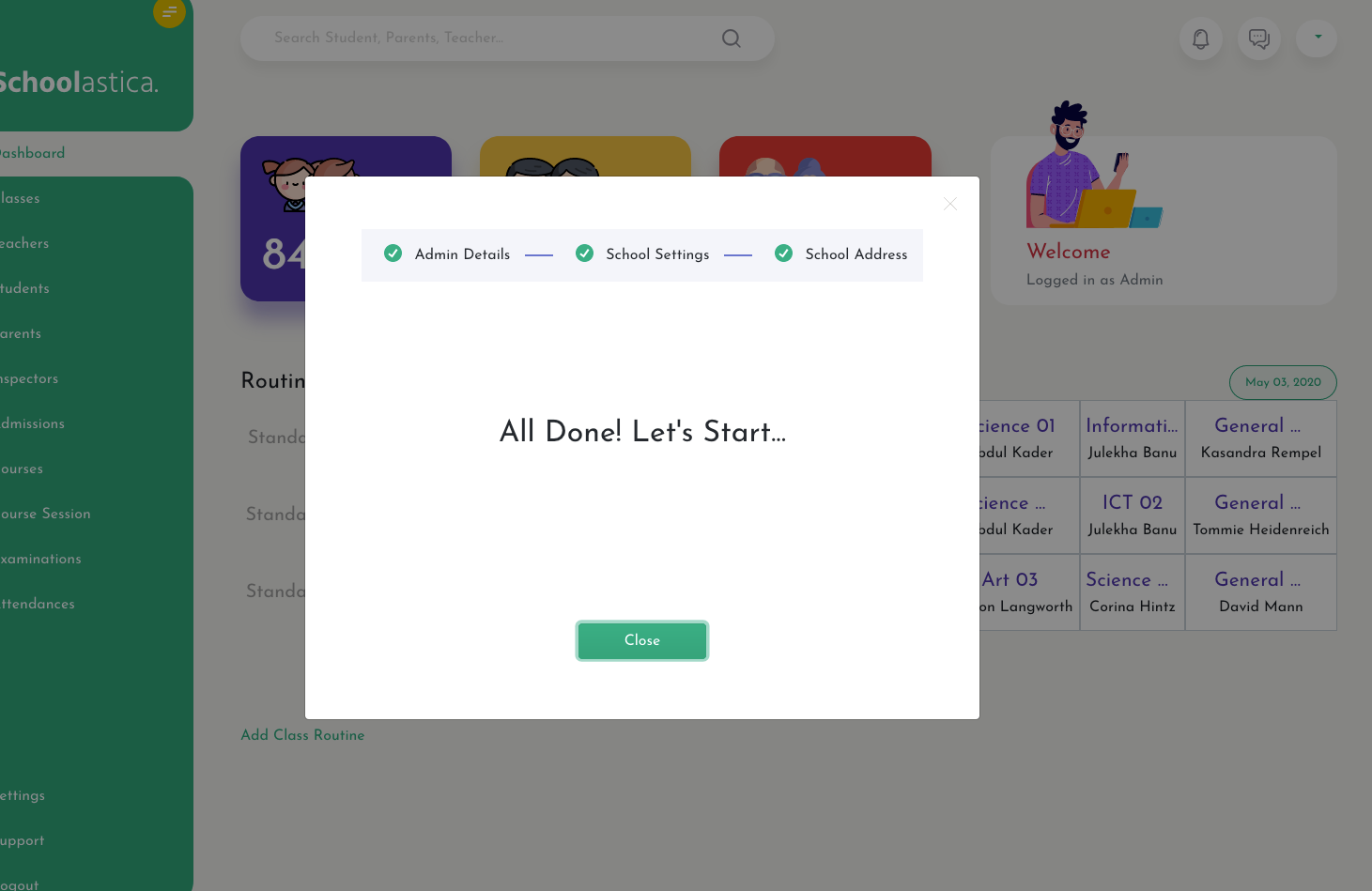 Case Study - School Management SaaS Application UI/UX Design by ...