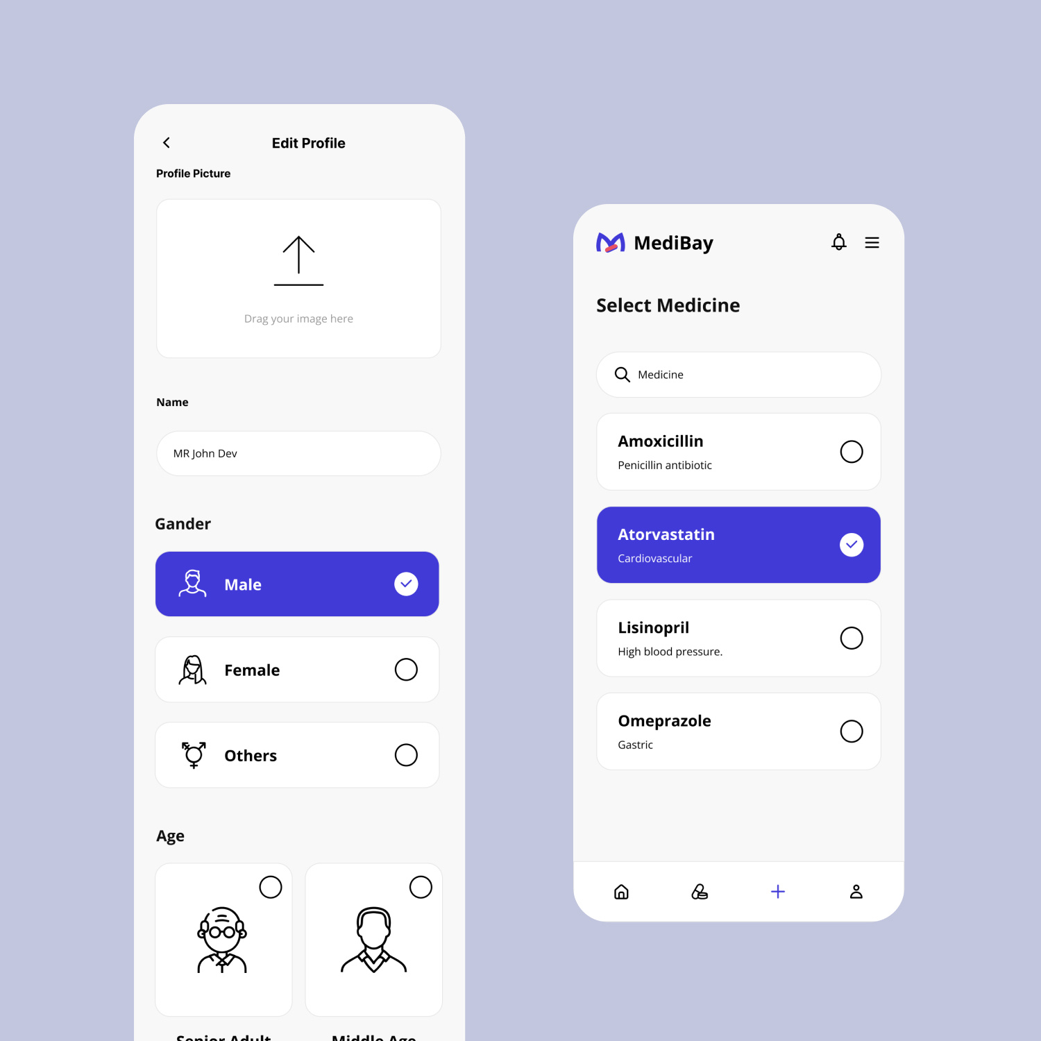 Figma Medicine Reminder Mobile App UI/UX Design by Md Sajib Hossain on ...