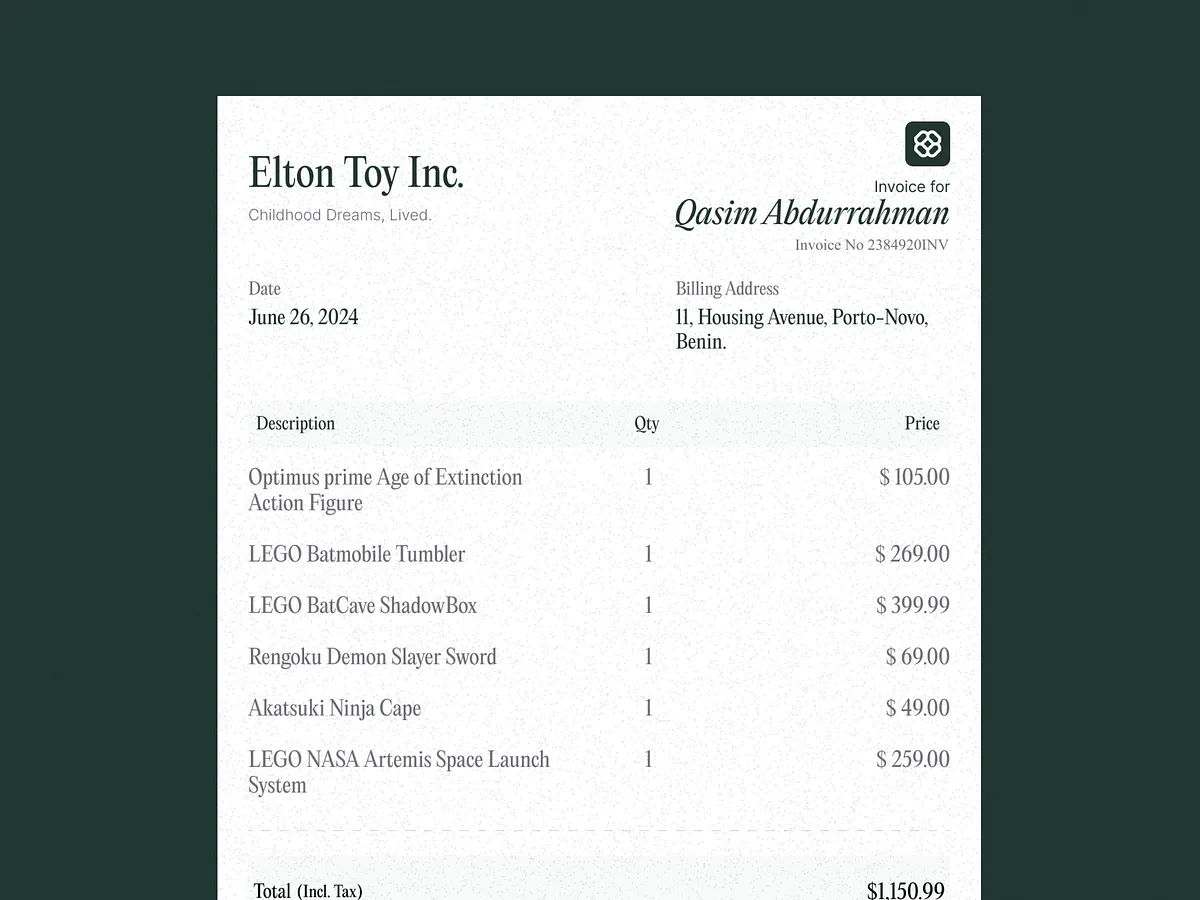 Browse thousands of Invoice Receipt images for design inspiration ...