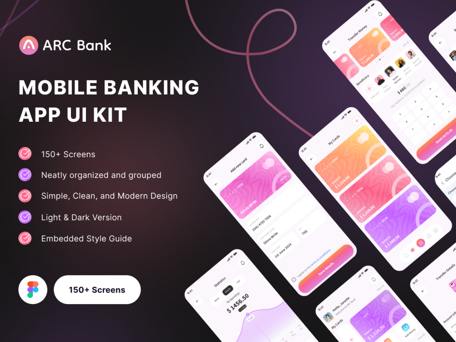 Mobile Banking App UI Kit by ARC Digital Agency on Dribbble