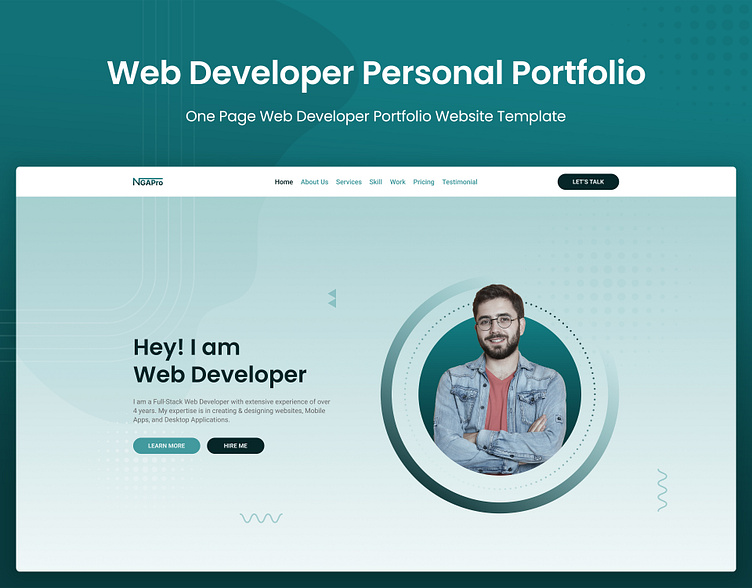 NextGenAppsPro – Free Bootstrap 5 Portfolio Website Template by Mahmudul Hasan Shaon on Dribbble