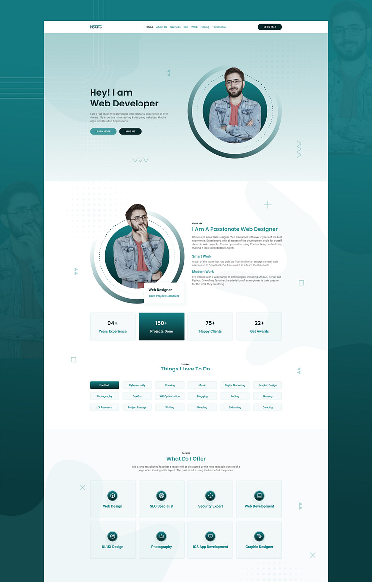NextGenAppsPro – Free Bootstrap 5 Portfolio Website Template by ...