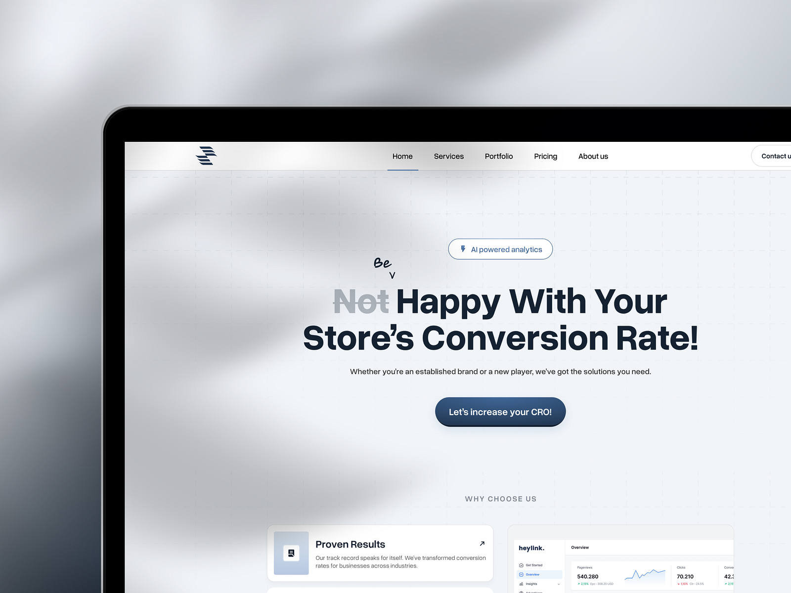 Conversion booster, Landing page design by Deven Bhatti on Dribbble
