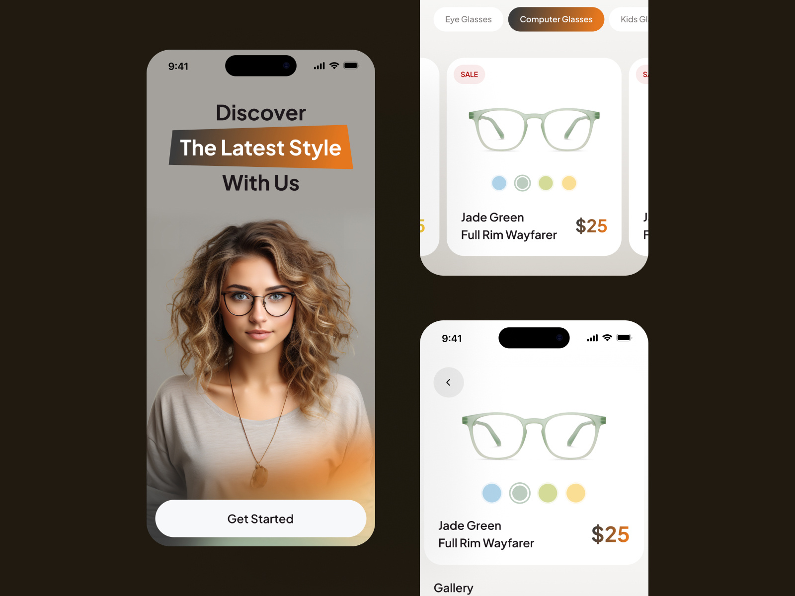 FrameFuison Eyewear App UI Design by uiux.ashish on Dribbble