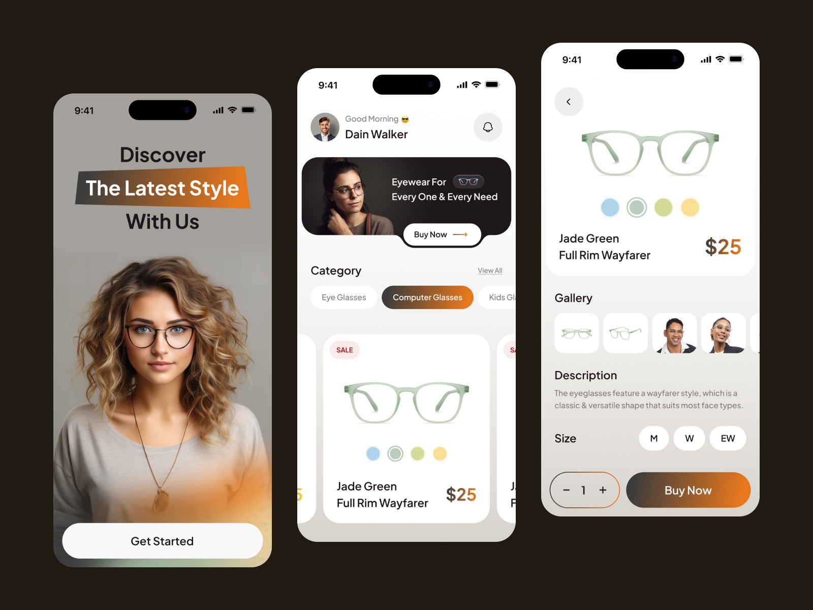 FrameFuison Eyewear App UI Design by uiux.ashish on Dribbble