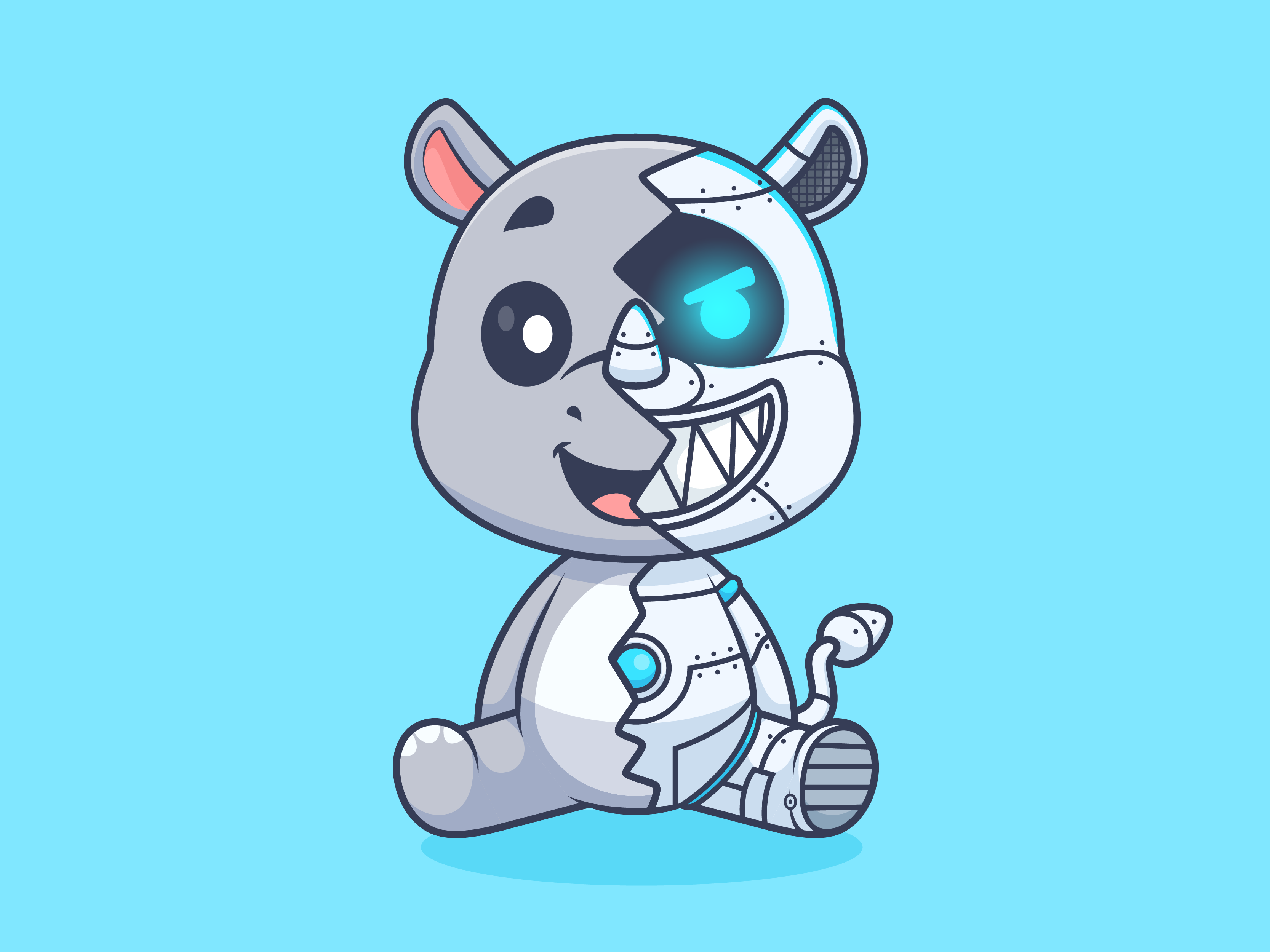 Animals Robot Collection🤖🐹🐼 by catalyst on Dribbble