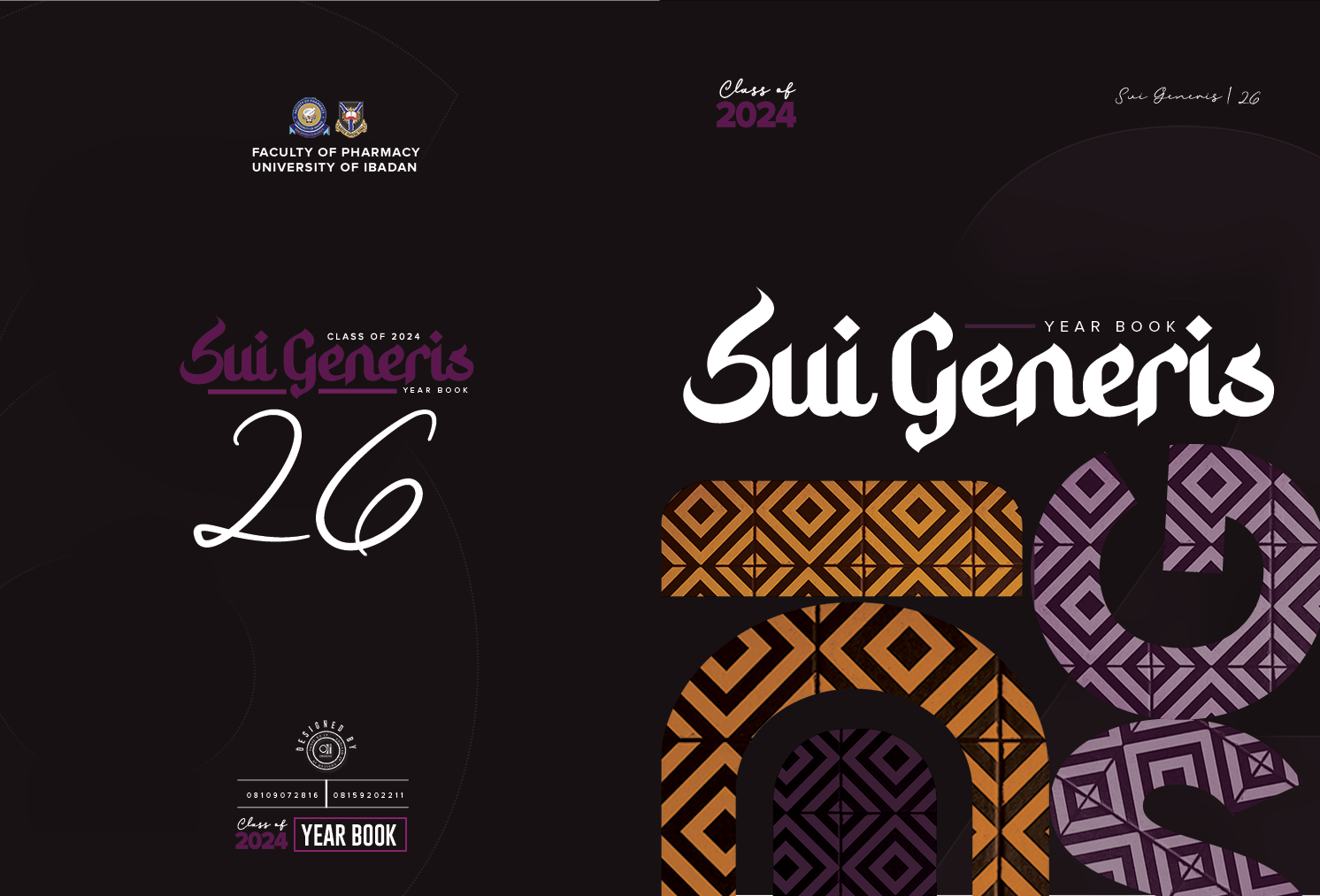 SUI GENERIS'26 YEARBOOK PRINT DESIGN MOCKUP by Akinpelu Ibrahim ...