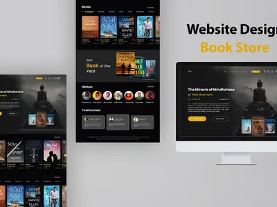Book Landing Page UI designs, themes, templates and downloadable ...