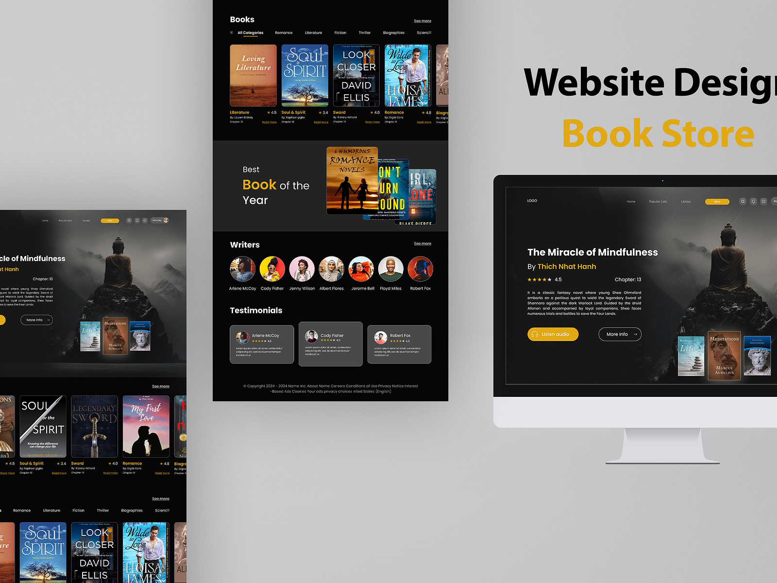 Book Store Website UI Design by Ayesha_Shafqat on Dribbble