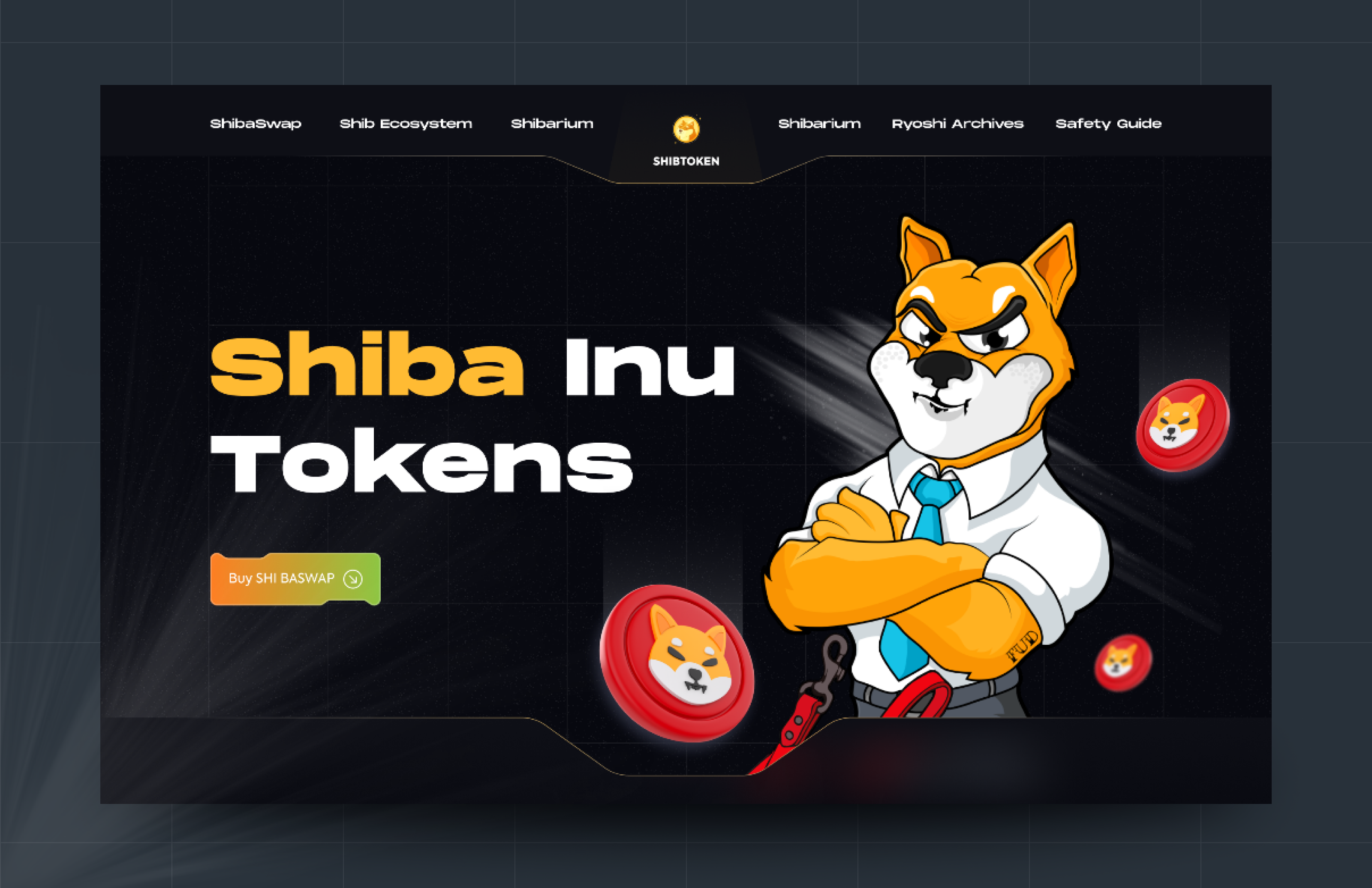 Crypto Shiba Token Landing Page. by SK FARHAD 🔥 on Dribbble