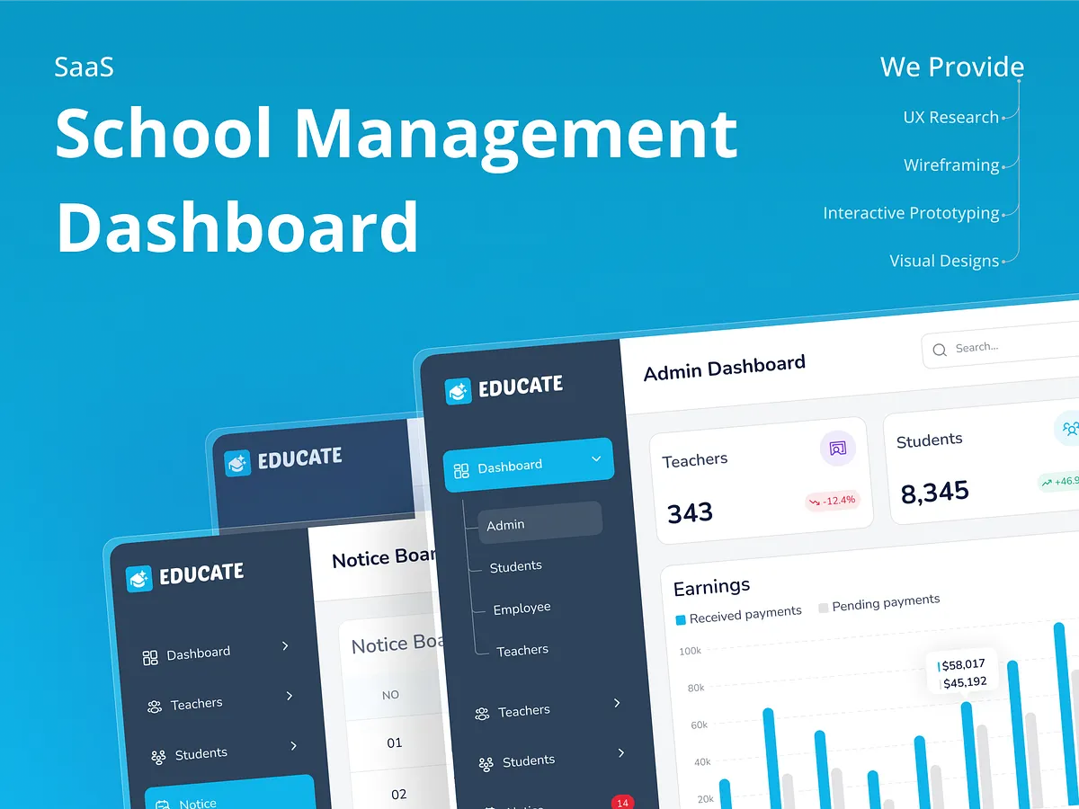 Browse thousands of School Management Dashboard images for design ...