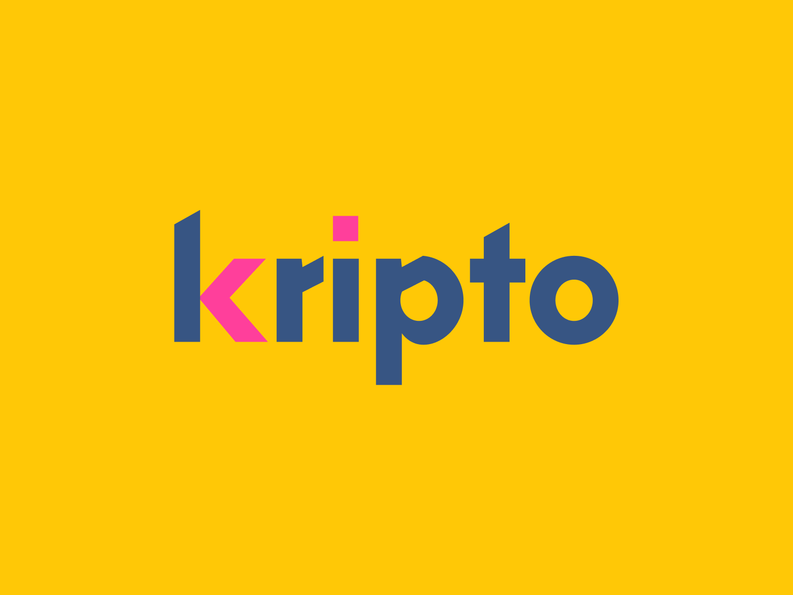 Kripto Logo Design by Nabeel Mukhtar on Dribbble
