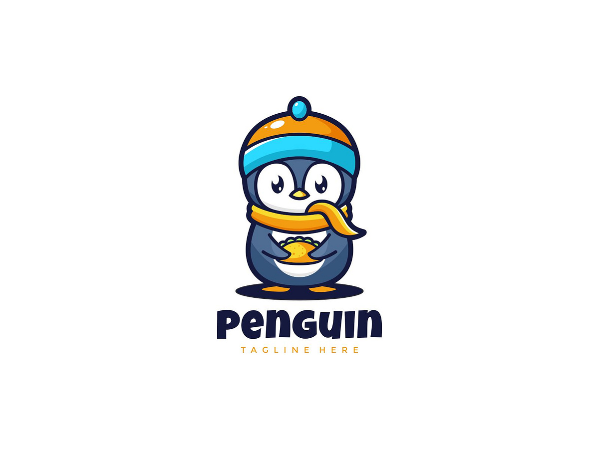 Cute Penguin Logo Vector Template by Majestic Logo on Dribbble