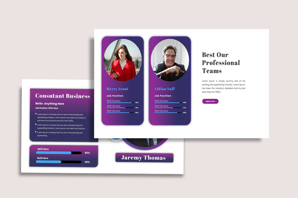 Consulting Powerpoint Template By Sofian On Dribbble