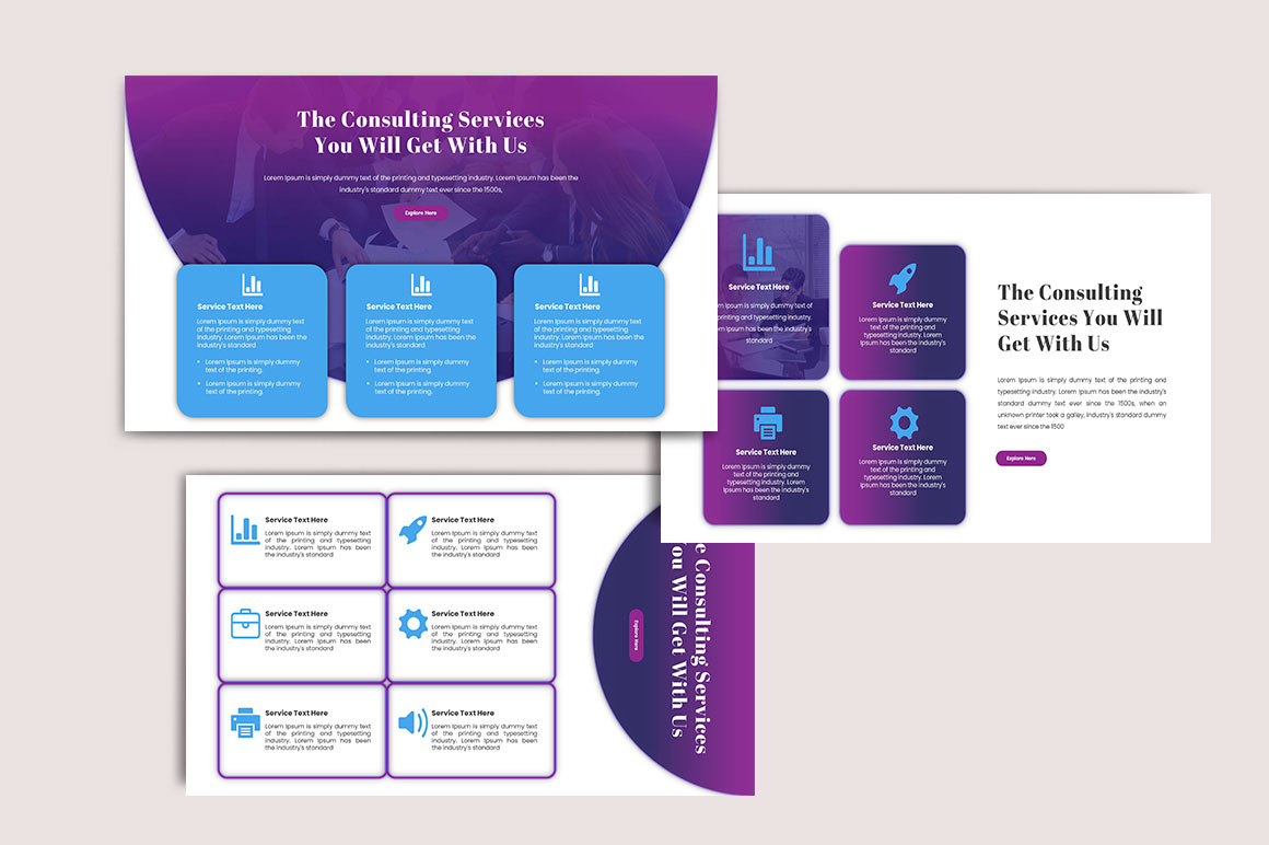Consulting Powerpoint Template By Sofian On Dribbble