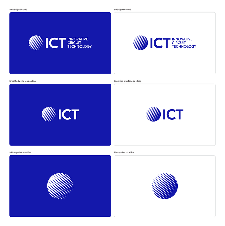 ICT: branding, logo design by Artem Velychko on Dribbble