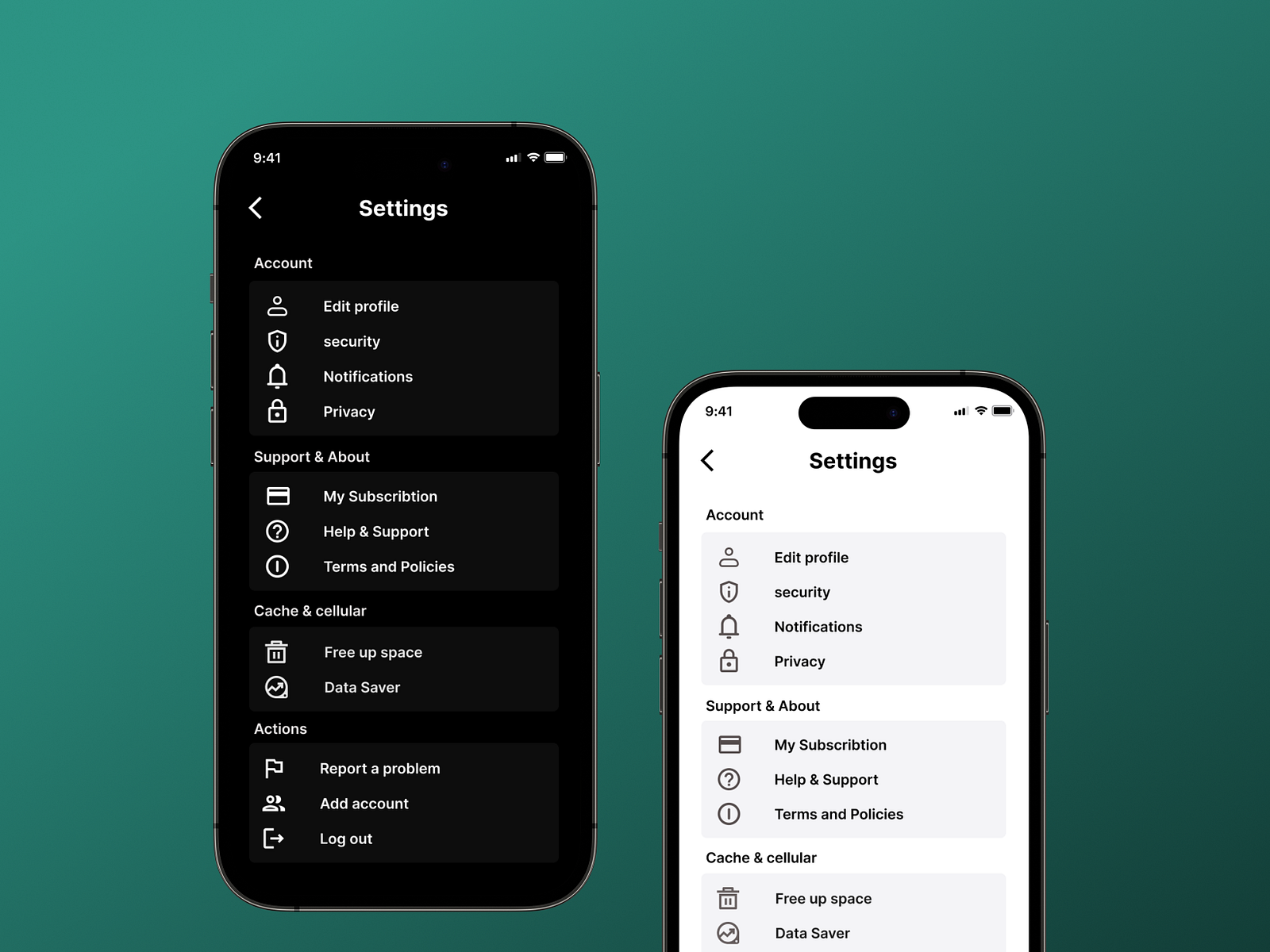Daily UI #007 - Settings by Abdelrahman Walid on Dribbble