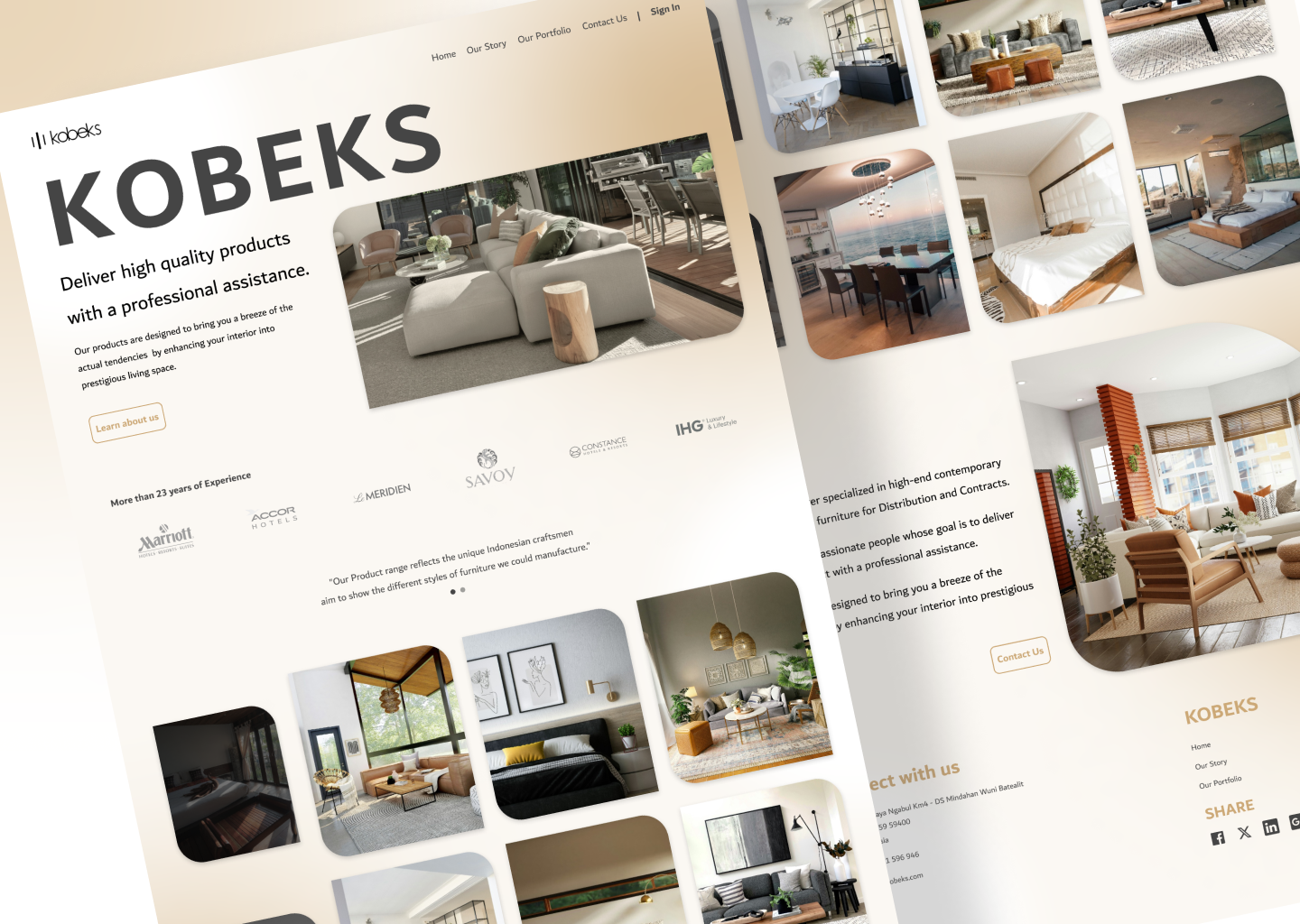 Redesign KOBEKS - Landing Page by Muhammad Arham Aisamuddin on Dribbble