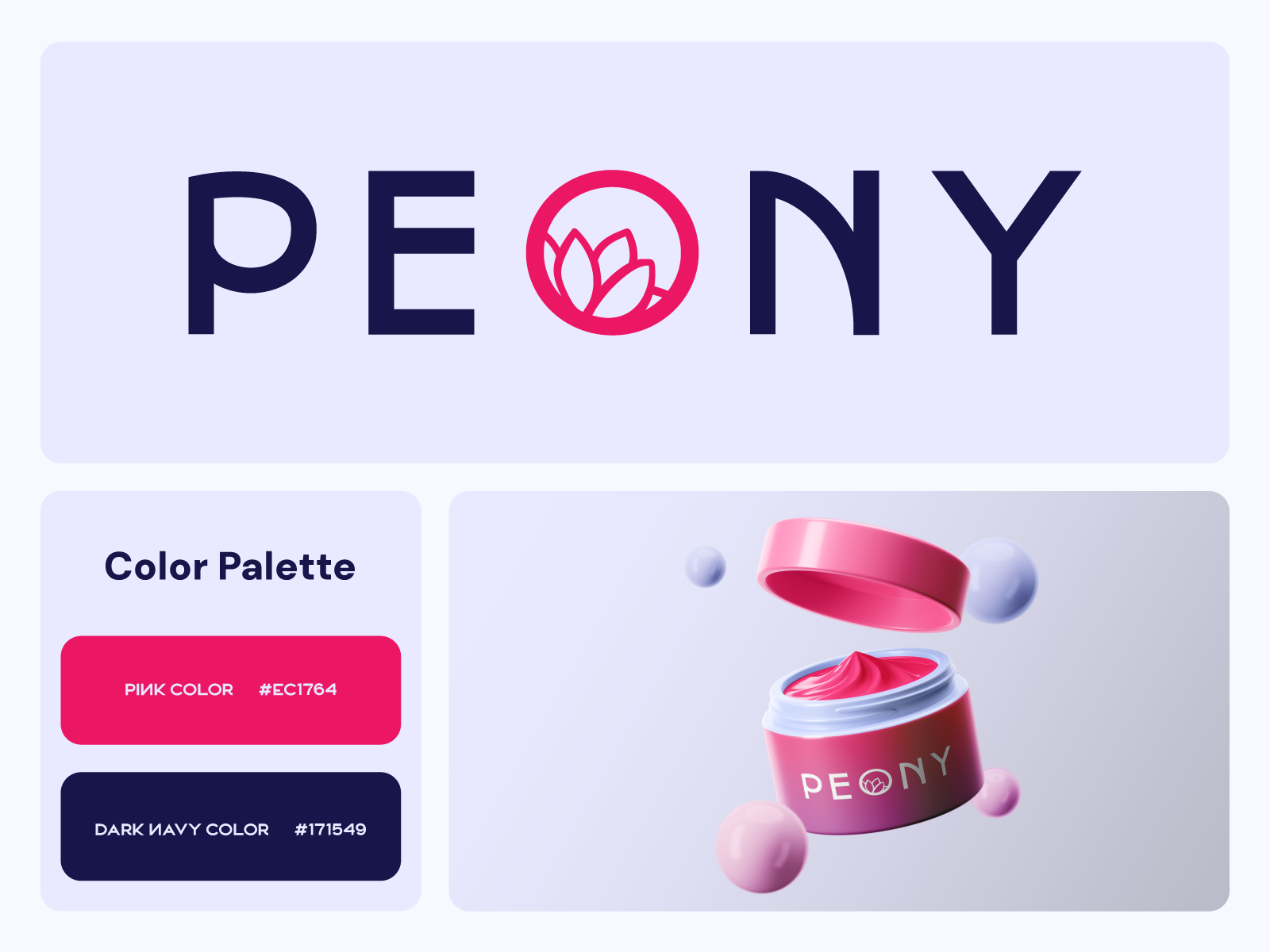Peony Logo Design - Twintra by Twintra on Dribbble