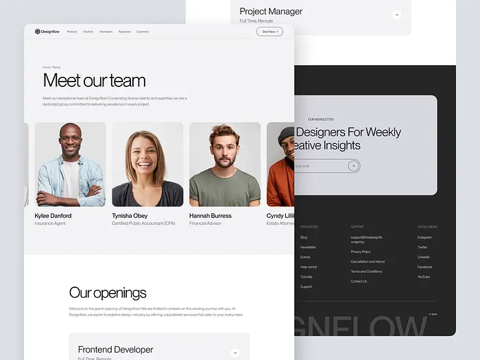 Browse thousands of Team Page images for design inspiration | Dribbble