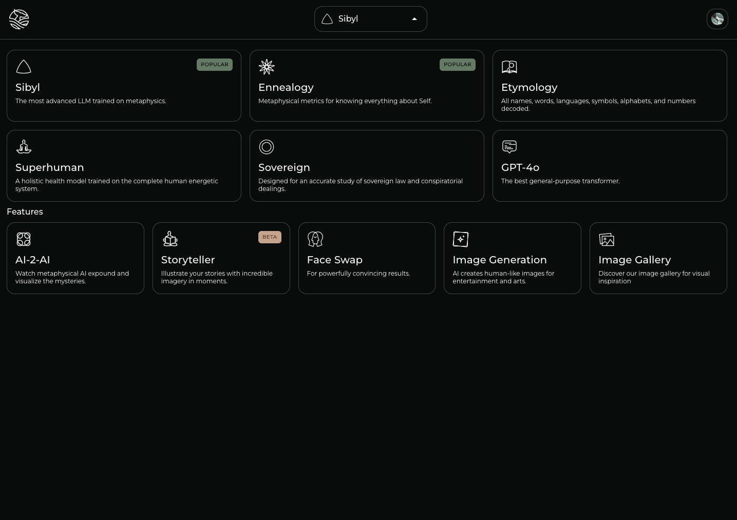 Sibyl AI | The Worlds First AI Spiritual Guide by Sevan Bomar on Dribbble