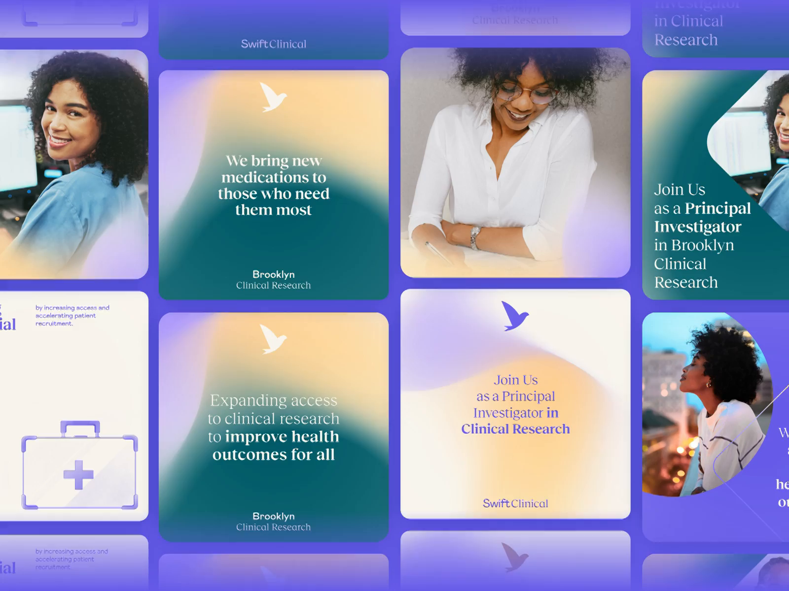 Brooklyn Clinical Research Banners by unicorn.design on Dribbble