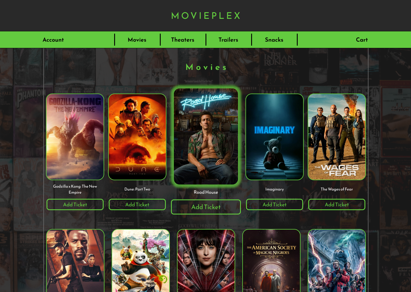 MoviePlex Website Design by Luis Garcia on Dribbble