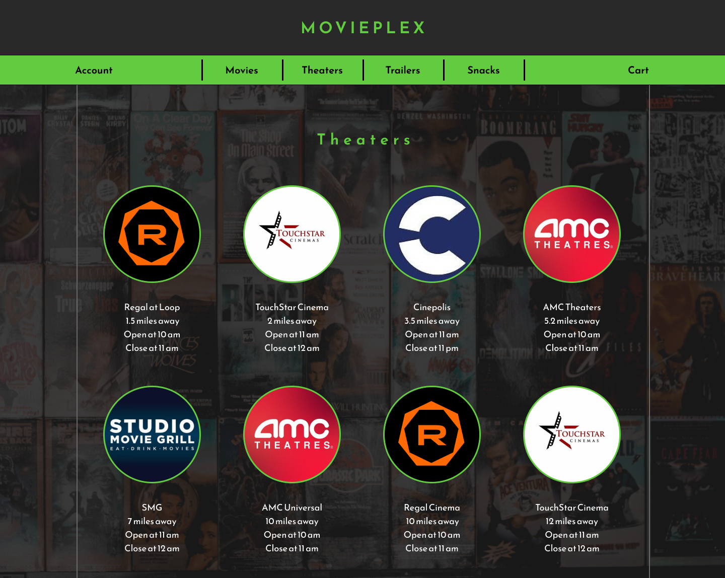 MoviePlex Website Design by Luis Garcia on Dribbble
