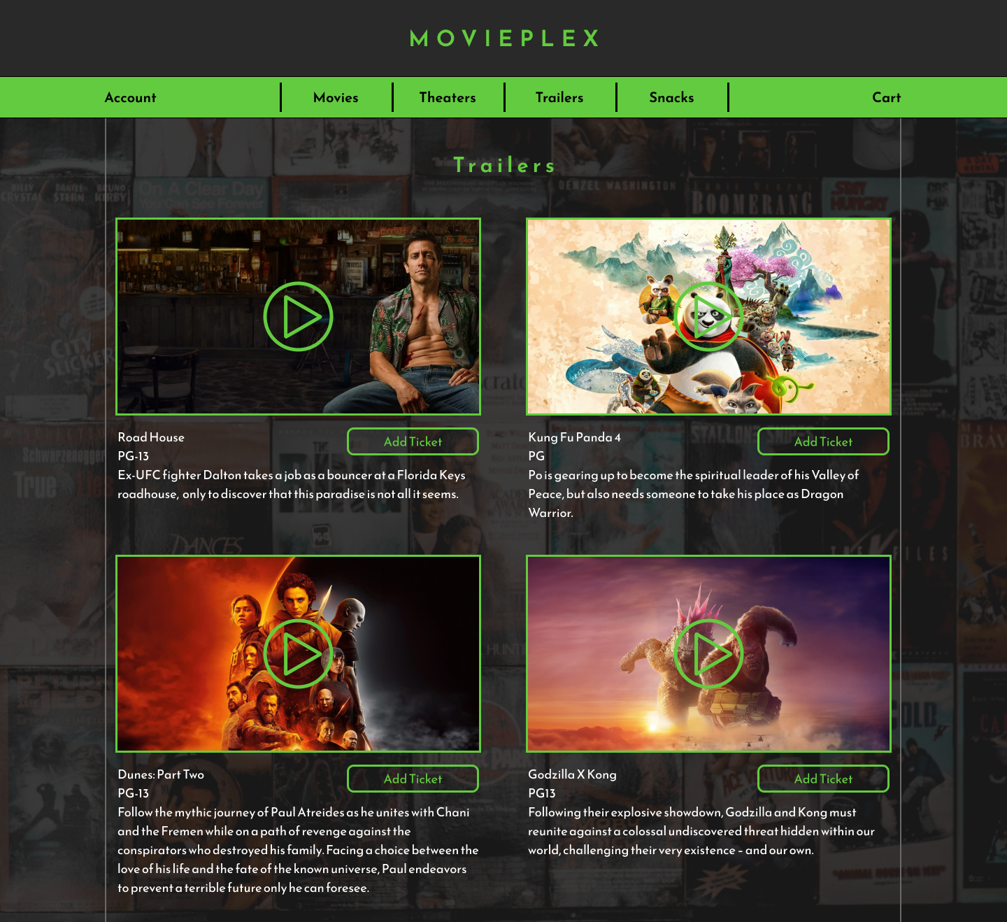 MoviePlex Website Design by Luis Garcia on Dribbble