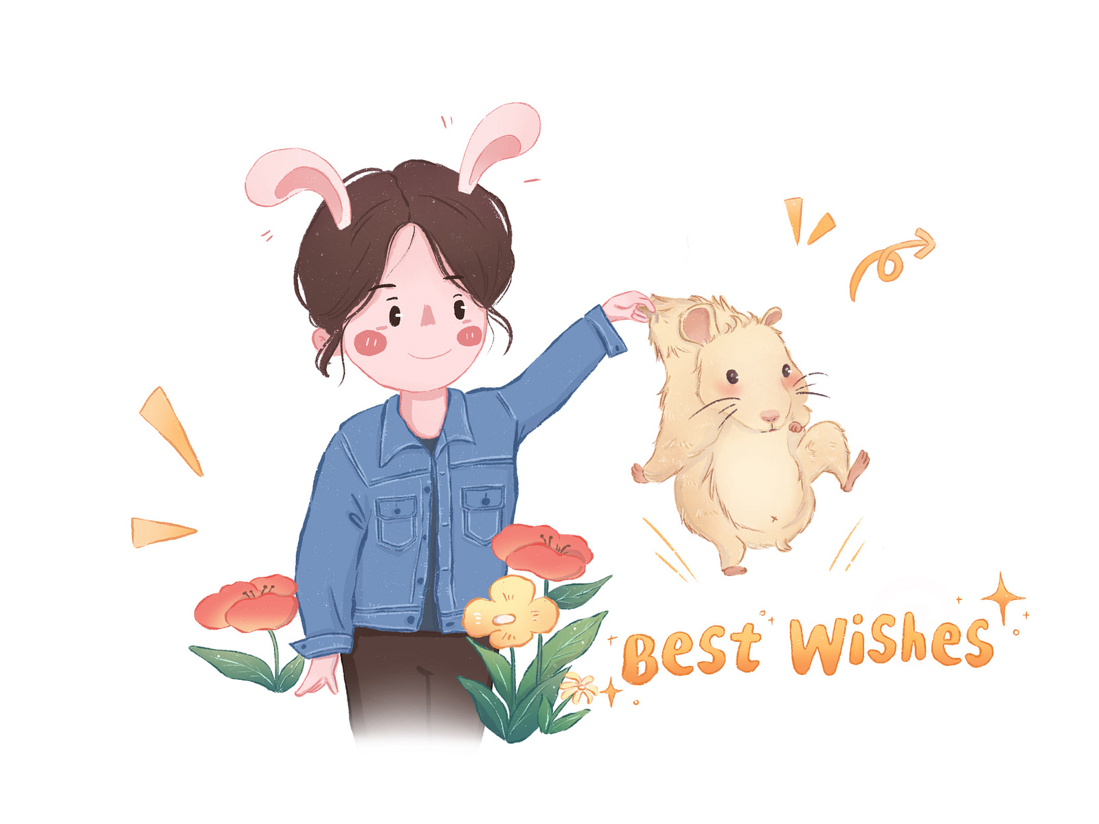 A lost hamster by subai on Dribbble