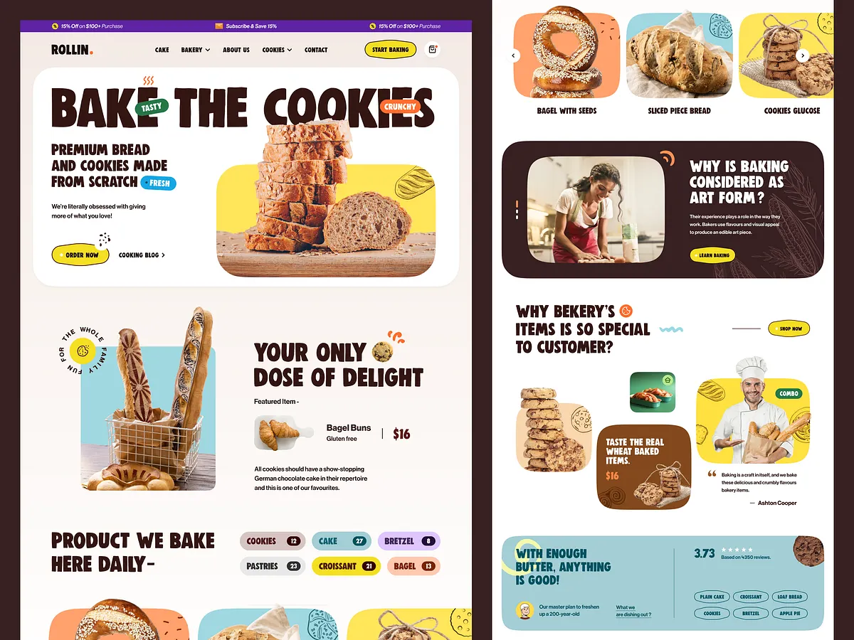 Bakery Website designs, themes, templates and downloadable graphic ...