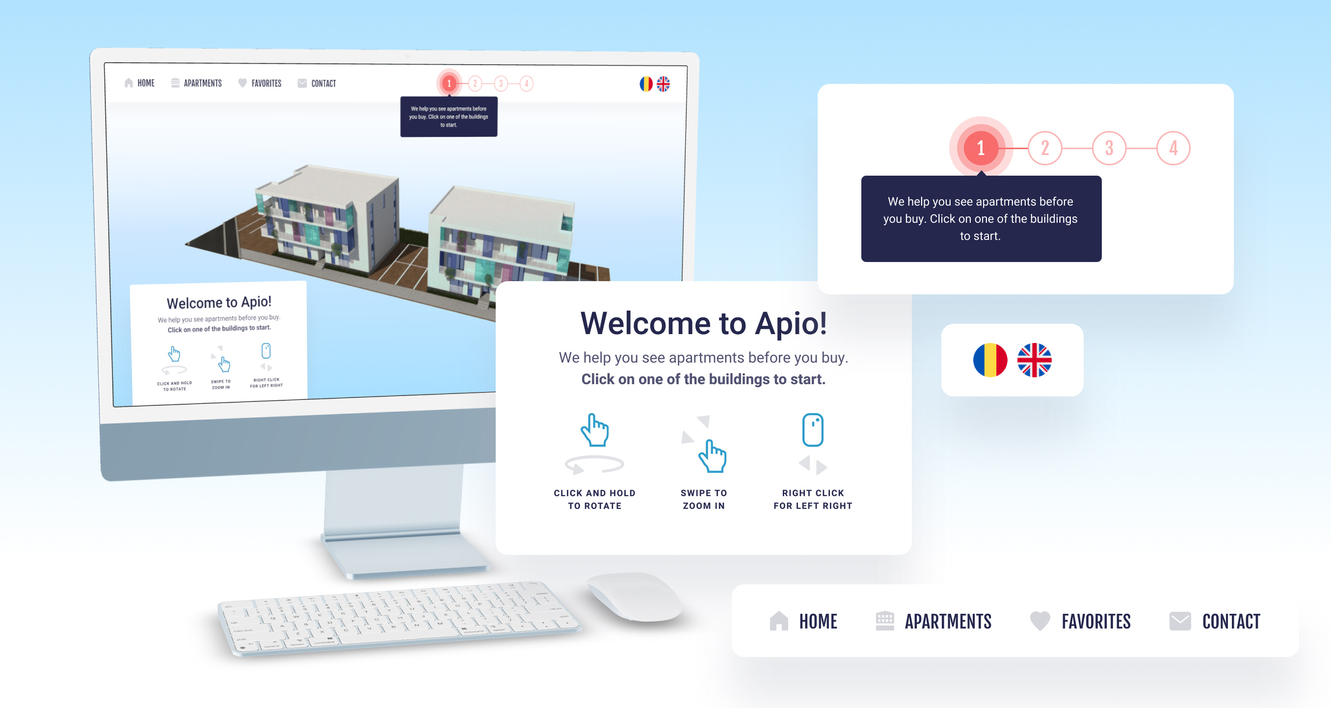 APIO (Real Estate Web App) by Madalin Duca on Dribbble