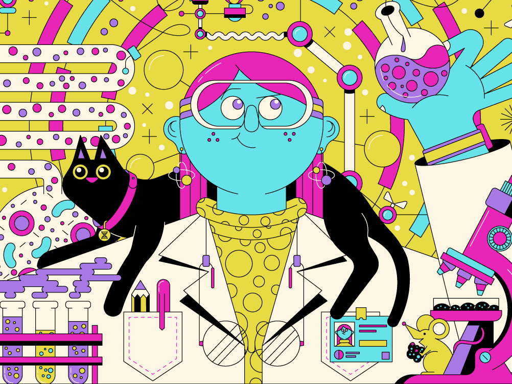 Scientific Genius! by Sam Alder on Dribbble