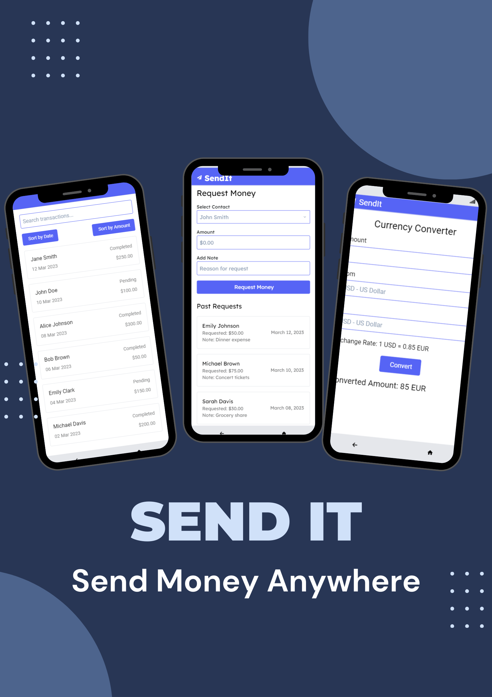 Money Sending App UI Design by Saiful Islam Noble on Dribbble