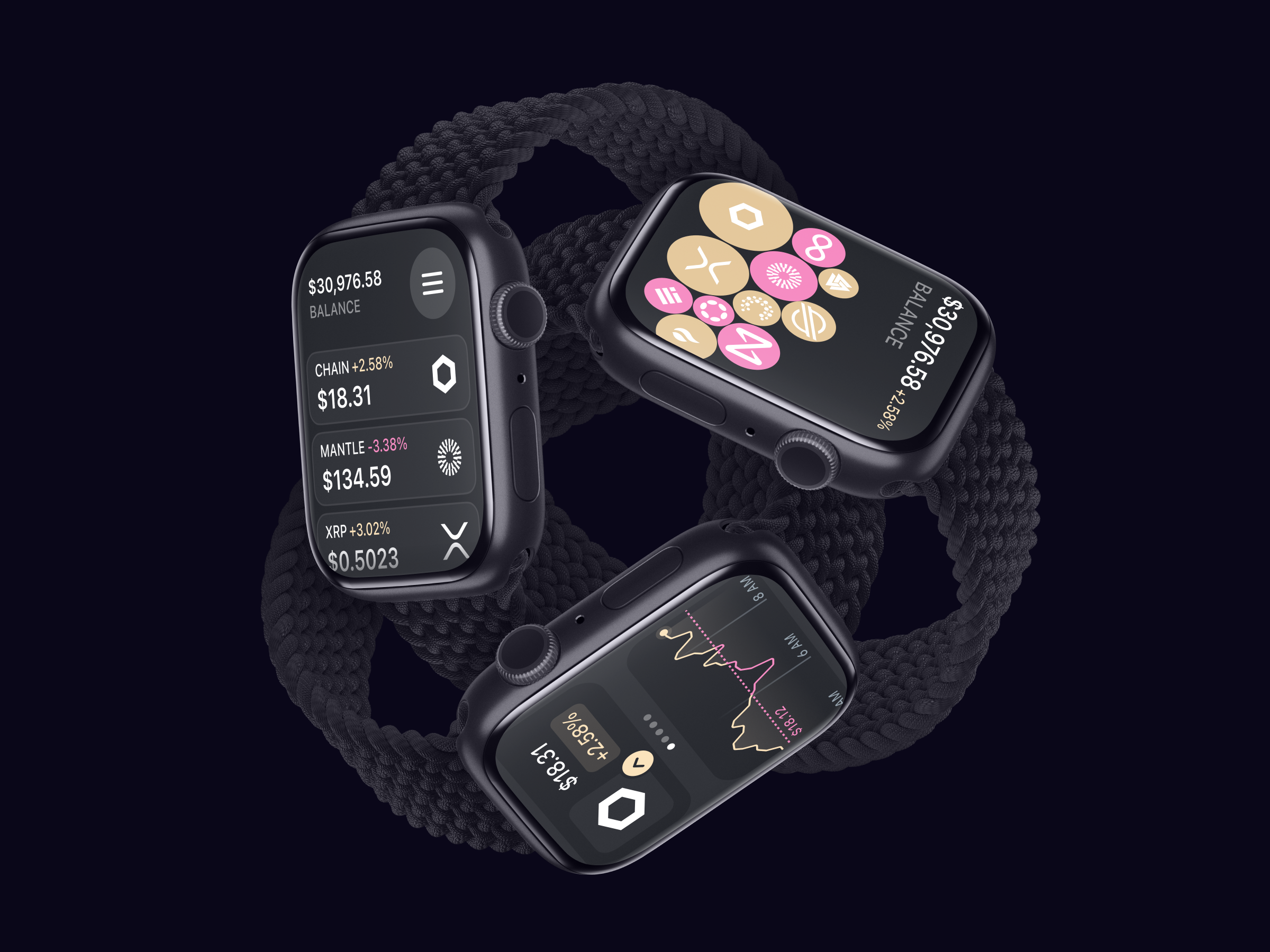 Crypto Exchange iWatch App by Conceptzilla on Dribbble