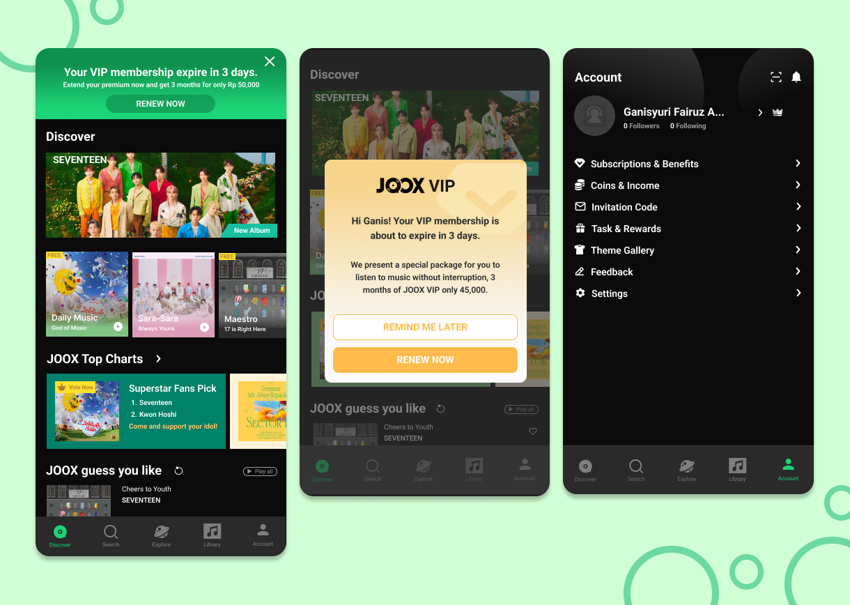 Increase Conversation Rate From Free to Premium Users on Joox by Ganisyuri Fairuz Amartya on ...