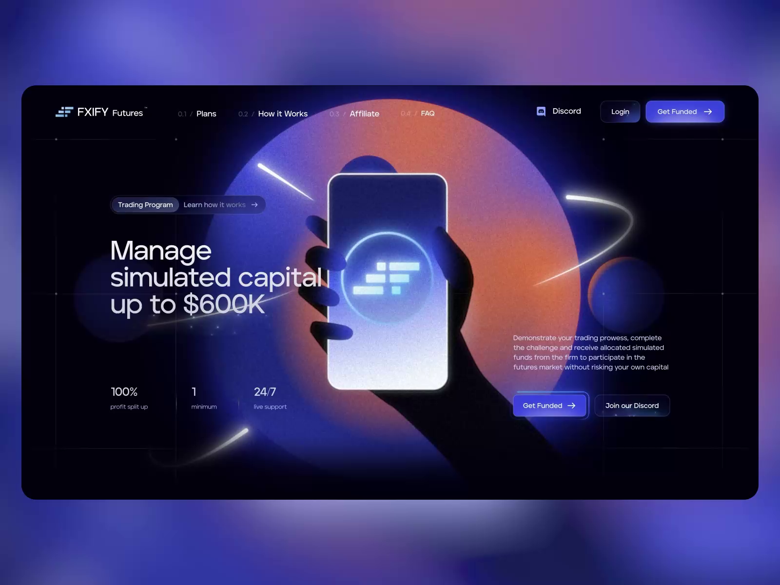 Trading Platform Landing Page by Bogdan Falin for QClay on Dribbble